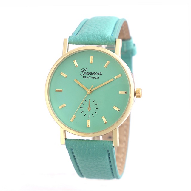 Simple Watch, Mint Leather Watch, Leather Watch, Bracelet Watch ...